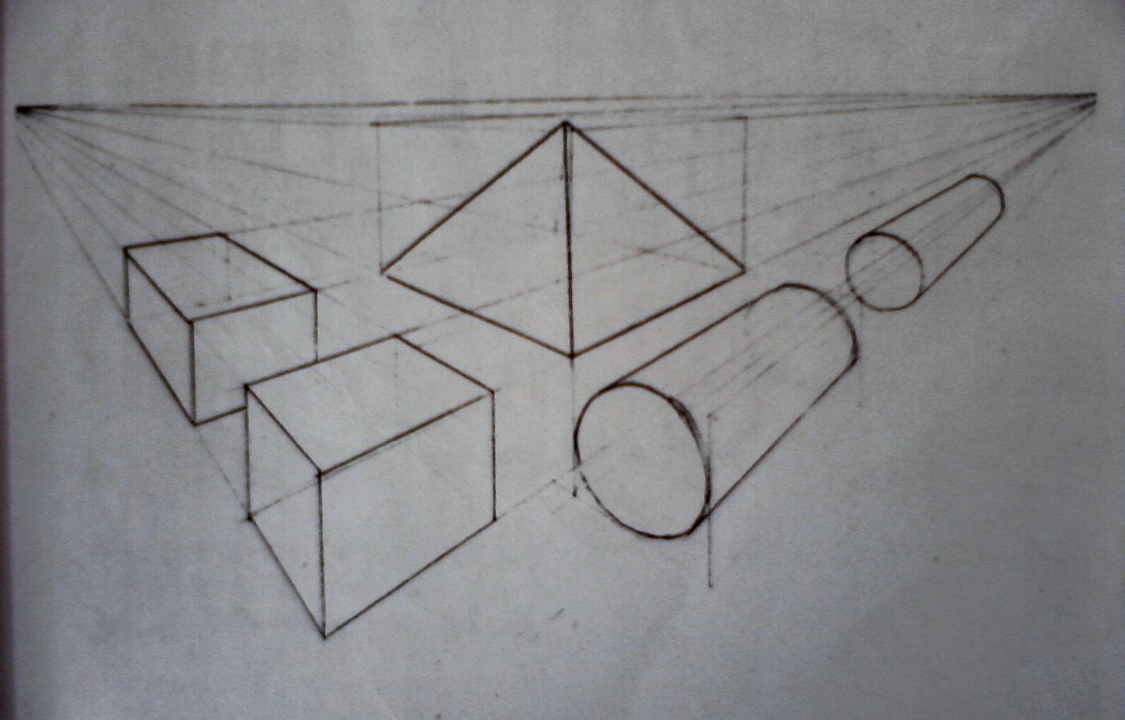 Seni Rupa: PRINSIP MENGGAMBAR BENTUK (PERSPEKTIF)
